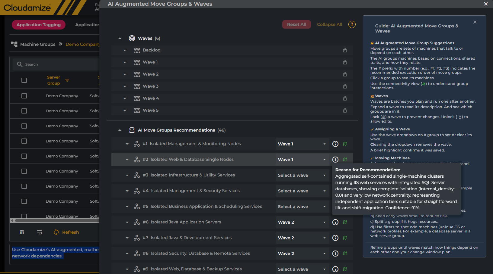 Cloudamize Unveils AI-Augmented Automated Infrastructure Grouping